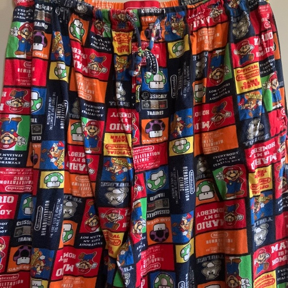 Nintendo | Pants | Nintendo Mario Pajama Pants Sz L | Poshmark